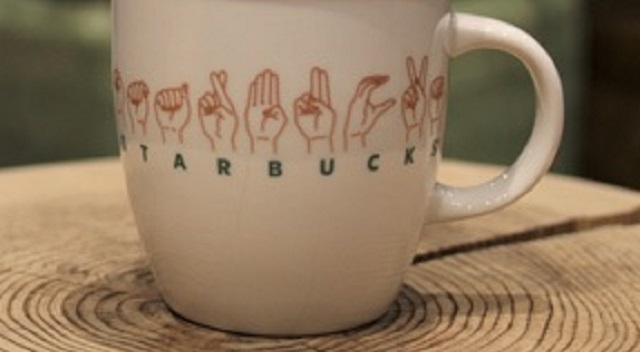 Starbucks Japan releases beautiful sign-language mug at its first sign ...