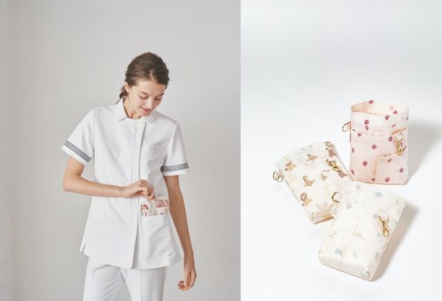 Japanese loungewear brand designs new range of medical worker uniforms ...