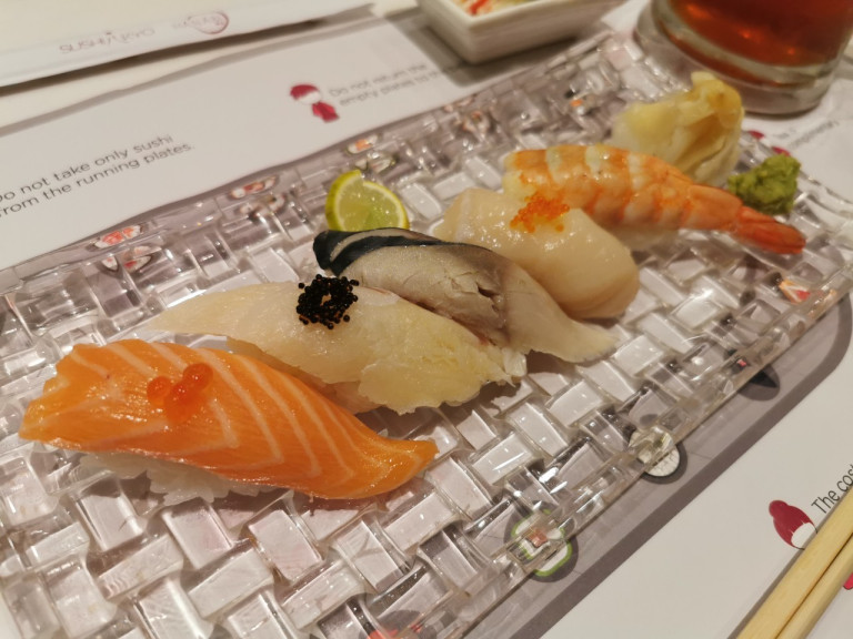We try a rotating sushi restaurant in New Delhi, are surprised to find ...