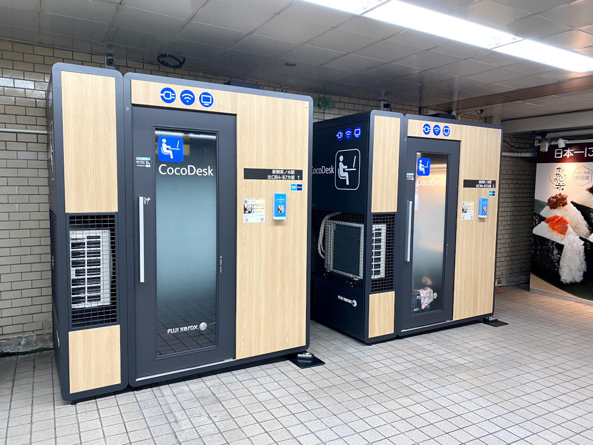 Private teleworking booths–how much work can you get done in one? We ...