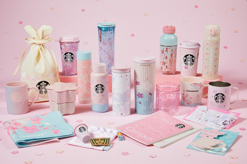 Starbucks Japan releases new cherry blossom travel mugs, glasses and ...
