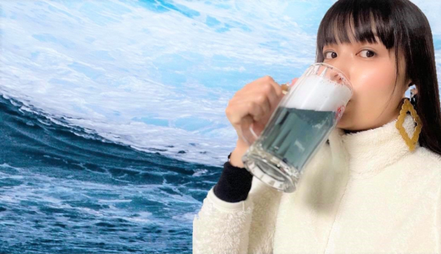 We try blue beer made with drift ice from Hokkaido | SoraNews24 -Japan ...