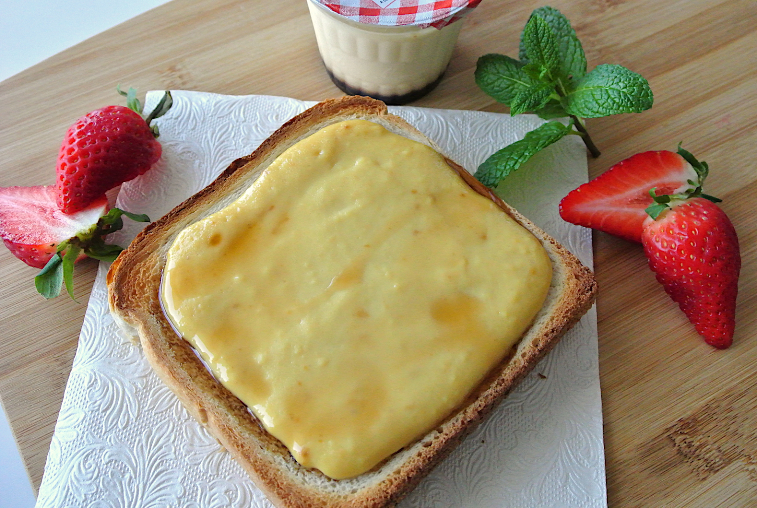 We put Japanese custard pudding on toast and it’s the best thing ever ...