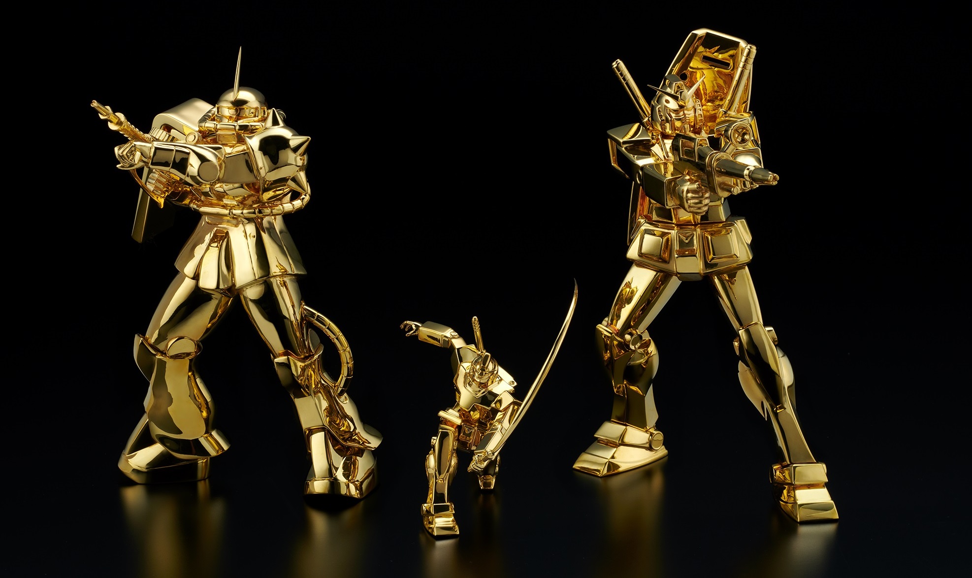 Gorgeous gold Gundams are good-God expensive【Photos】 | SoraNews24 ...