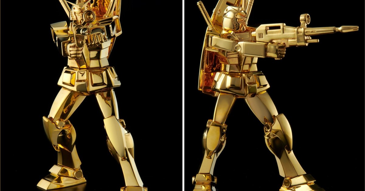 Gorgeous gold Gundams are good-God expensive【Photos】 | SoraNews24 ...