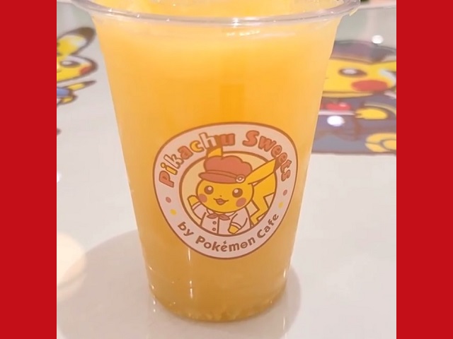 Pokémon Pinap Berry Juice being served in real world at Tokyo’s Pikachu ...