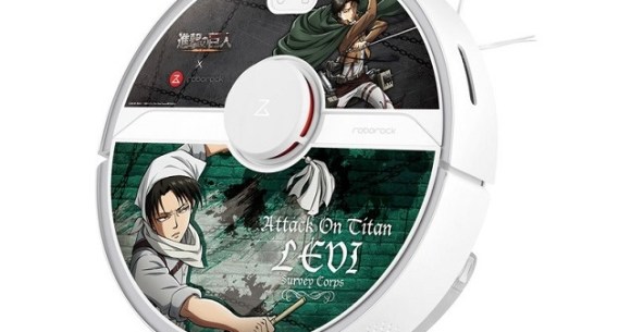 Talking Attack on Titan anime character robot vacuum promises to clean ...