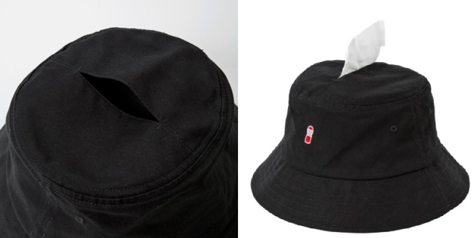 Japanese masturbatory aid Tenga creates tissue-dispensing hat for ...