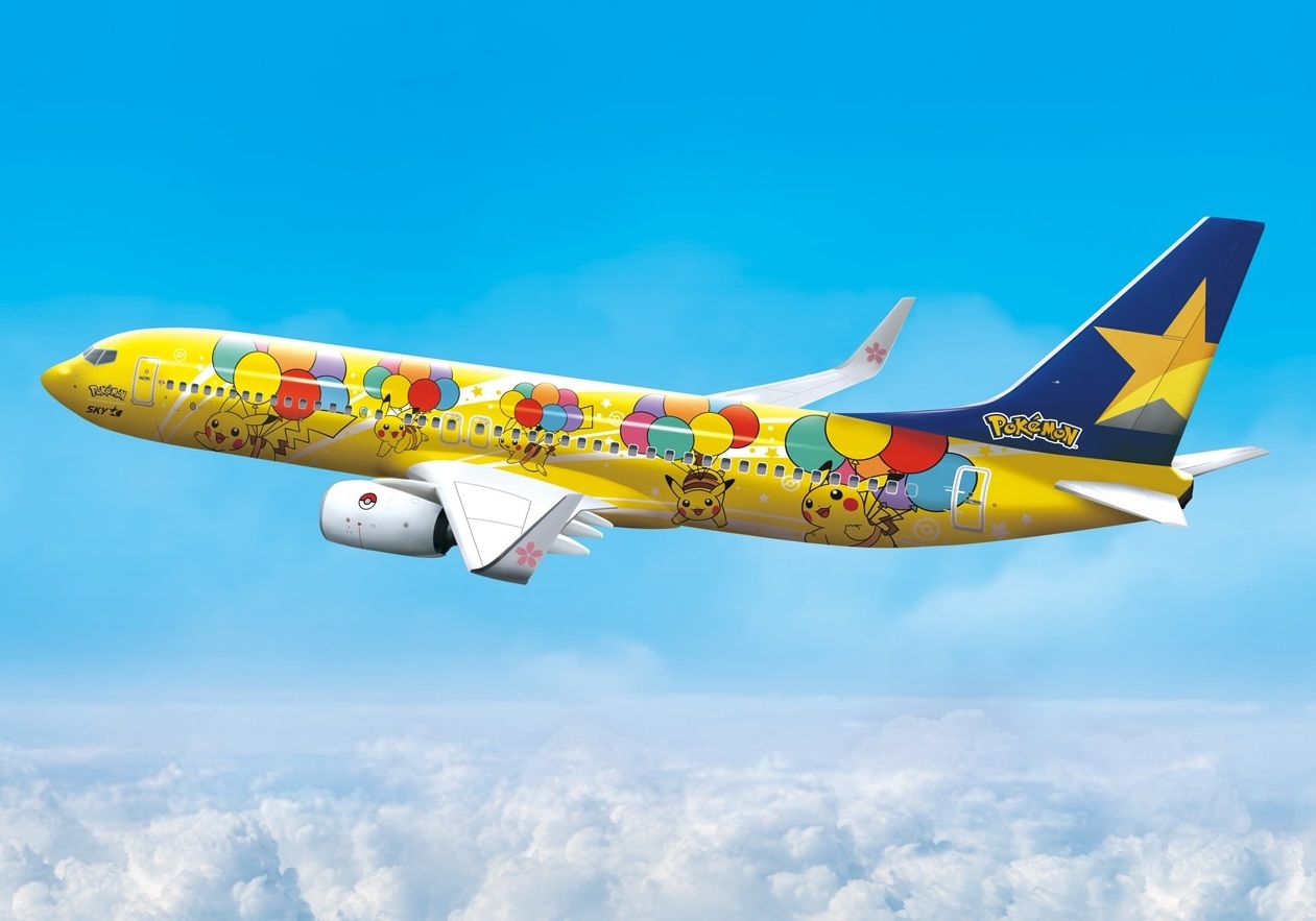 Pikachu learns how to fly as Japan’s new Pokémon airliner takes fight ...