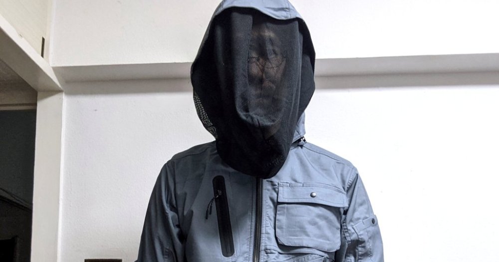 We keep bugs at bay this summer with Workman Plus’ Wearable Screen Door ...