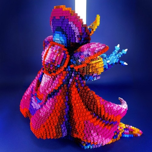 Japanese Lego master makes incredible sculpture of diabolical Dragon ...