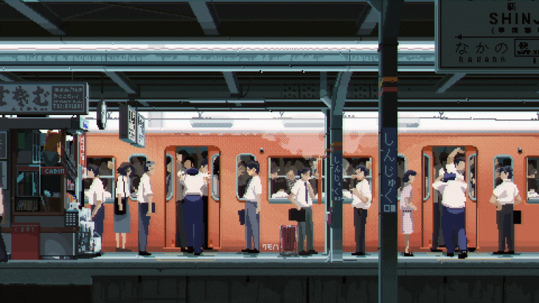 Breathtaking pixel art video shows 100 years of Japanese work culture ...