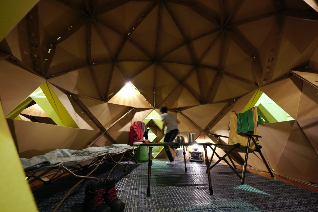 Japanese company makes durable cardboard camping domes that are ...