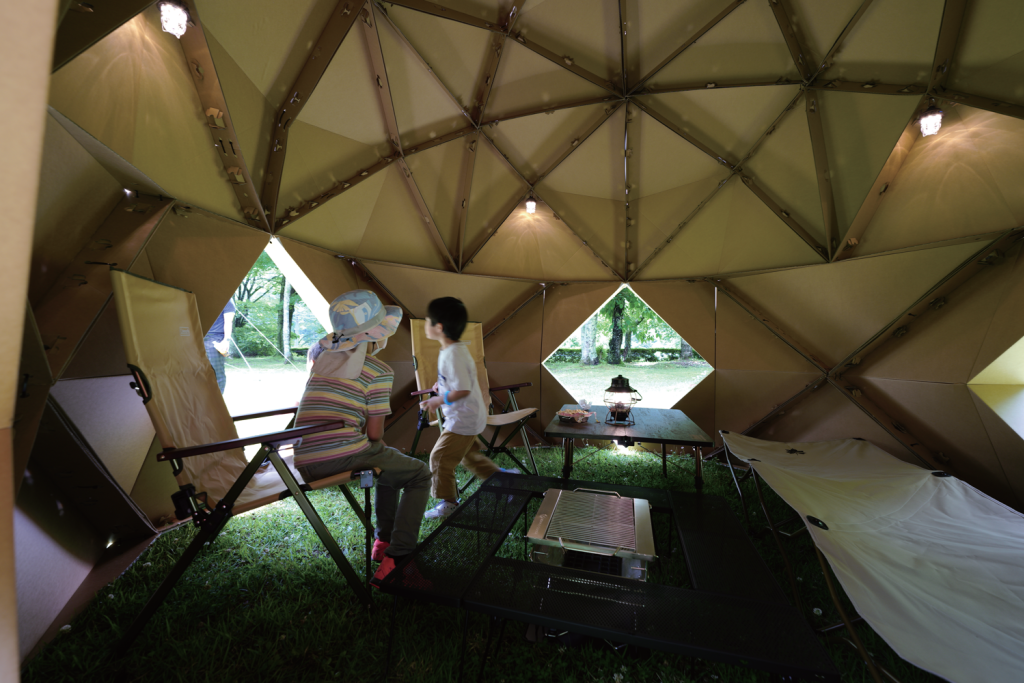 Japanese company makes durable cardboard camping domes that are ...