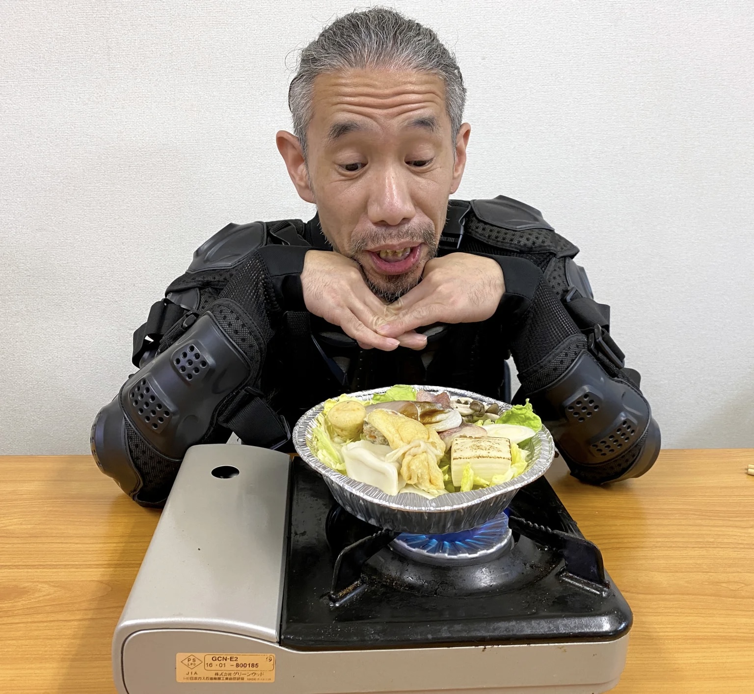 Mr. Sato enjoys the good Life and loads up on food to get loaded with ...