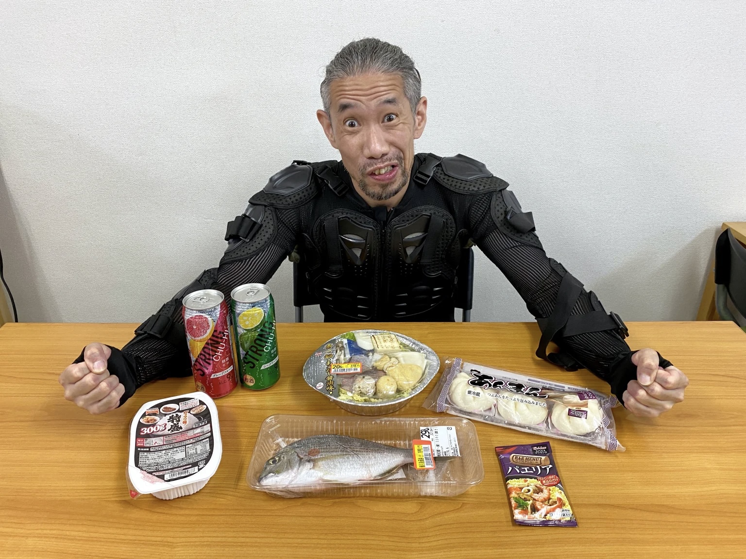 Mr. Sato enjoys the good Life and loads up on food to get loaded with ...
