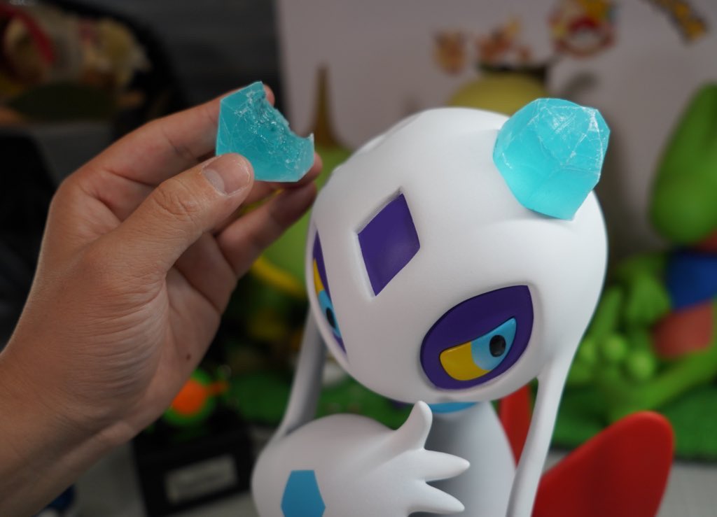 Gorgeous Pokémon sculpture made from beer bottles and crystal candy ...