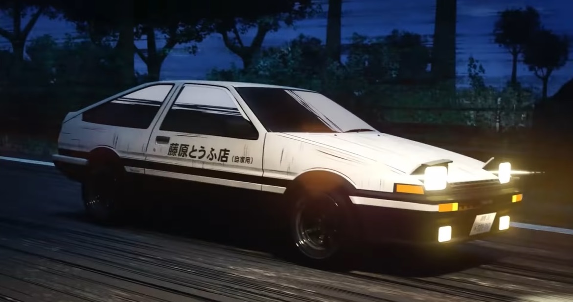 Official Initial D/Toyota videos bring together and anime and real-life ...