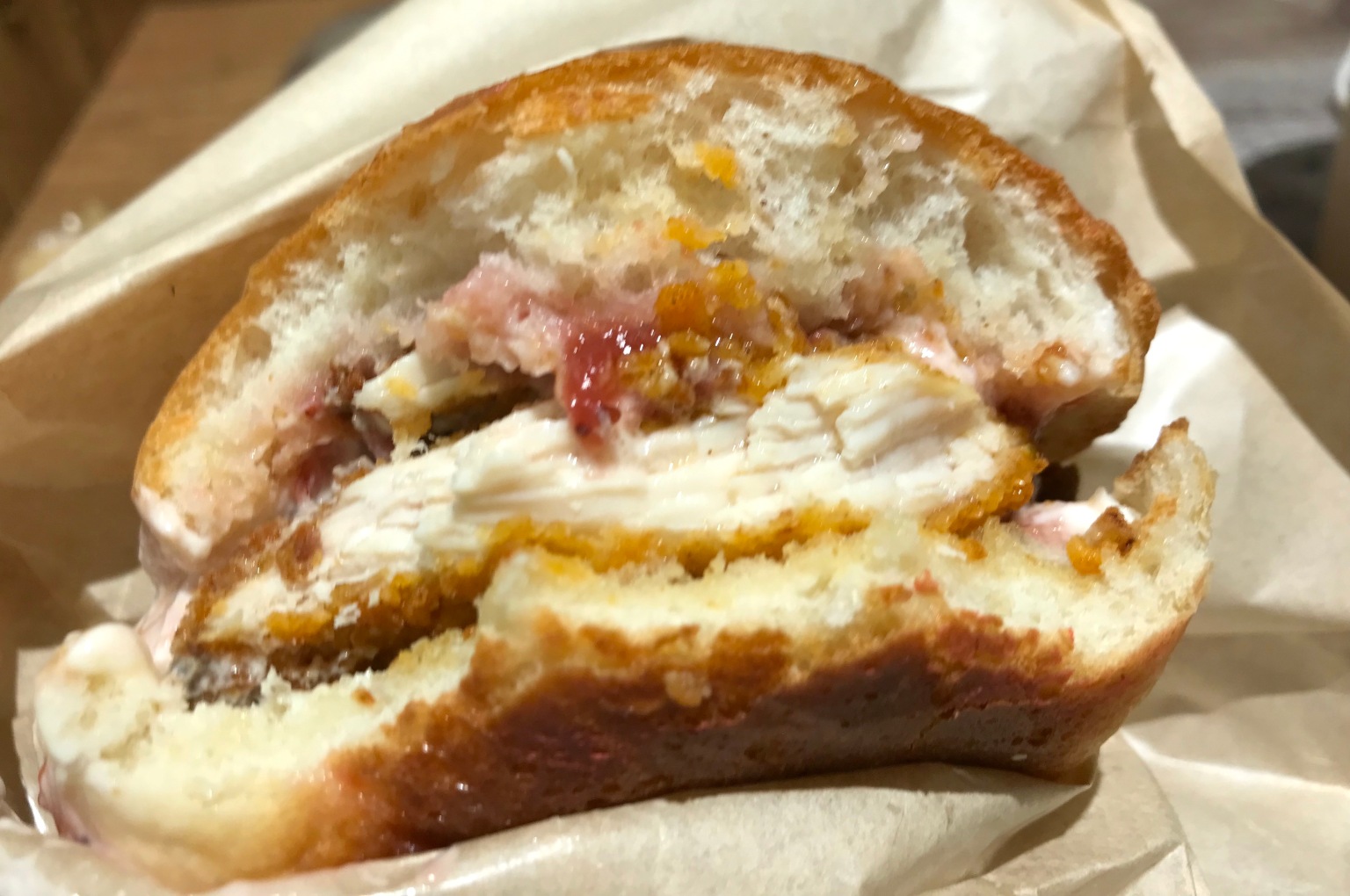 New burger in Japan combines fried chicken with…strawberries and cream ...