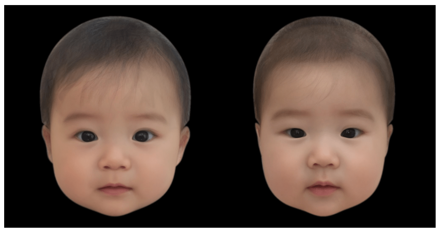 Objectively cute Japanese baby face factors determined by Osaka ...