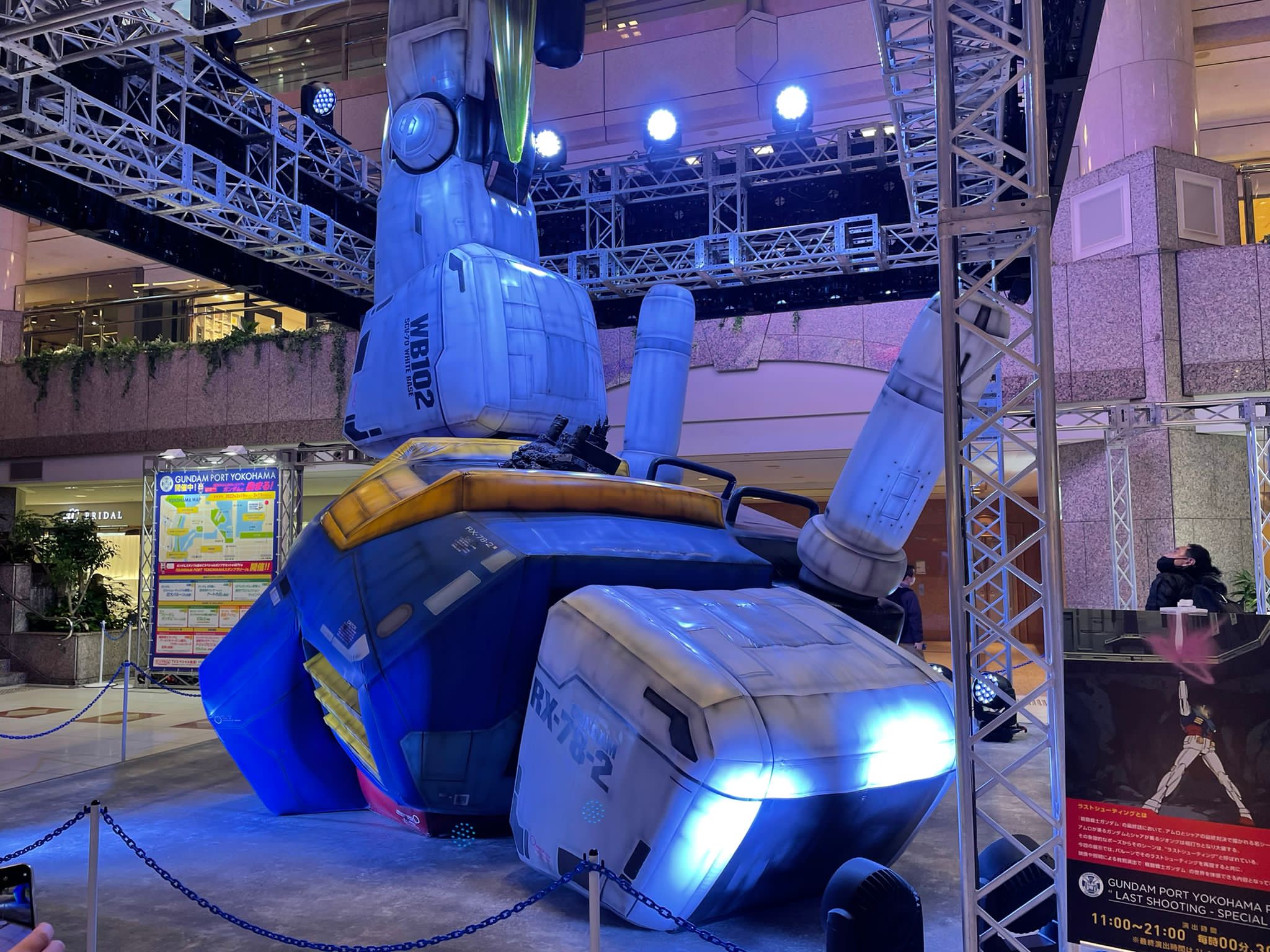 Giant Gundams occupy Yokohama as part of Gundam Port Yokohama art ...