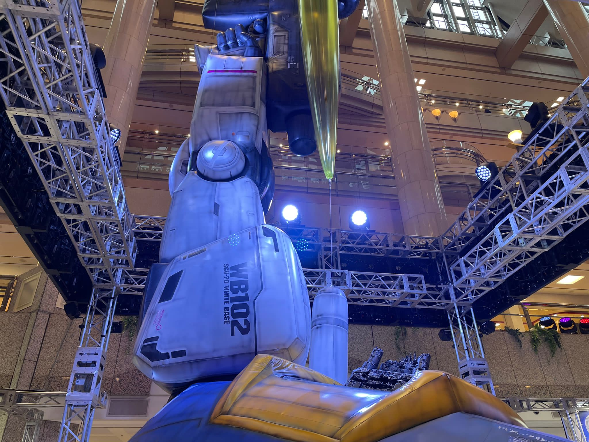 Giant Gundams occupy Yokohama as part of Gundam Port Yokohama art ...