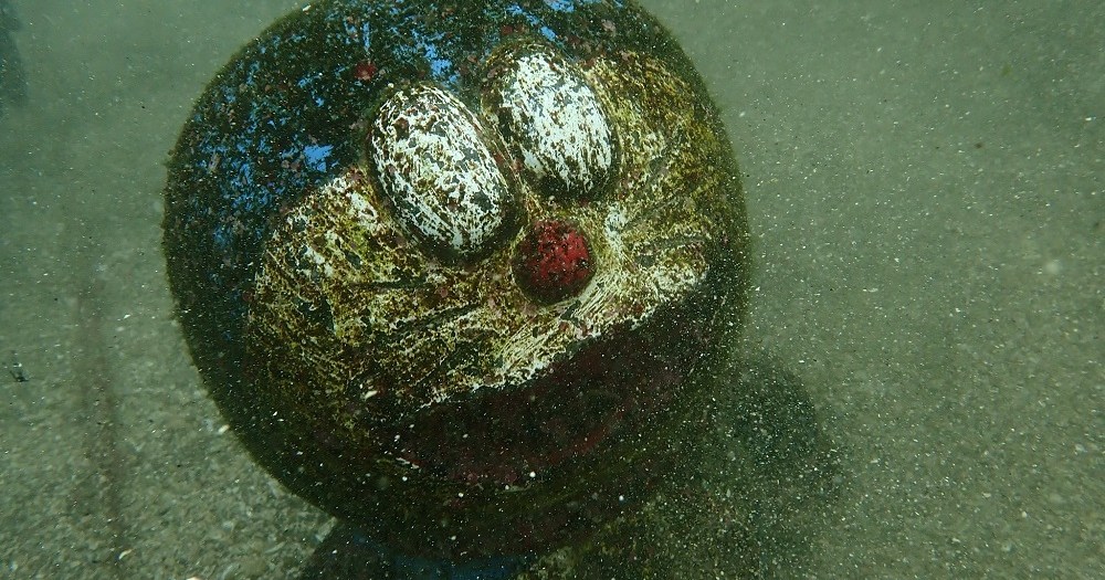 Doraemon found buried at sea as scene from 1993 anime becomes real life ...
