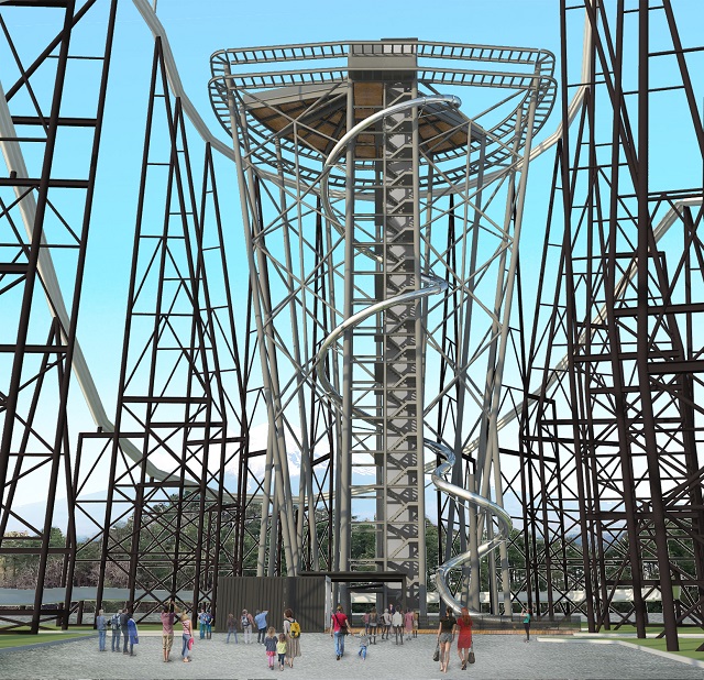 Japan’s thrill ride theme park finds new way to terrify: A slide over ...