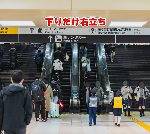 Do people in Kyoto really stand to the right on escalators ...