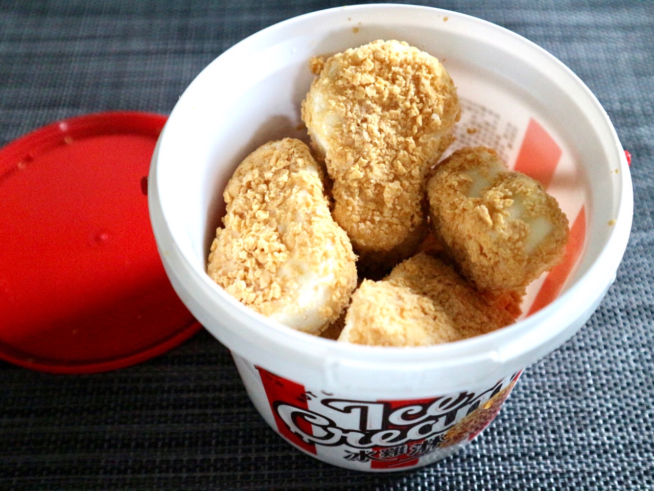 Chicken nugget ice cream? A feast for the eyes as well as the stomach ...