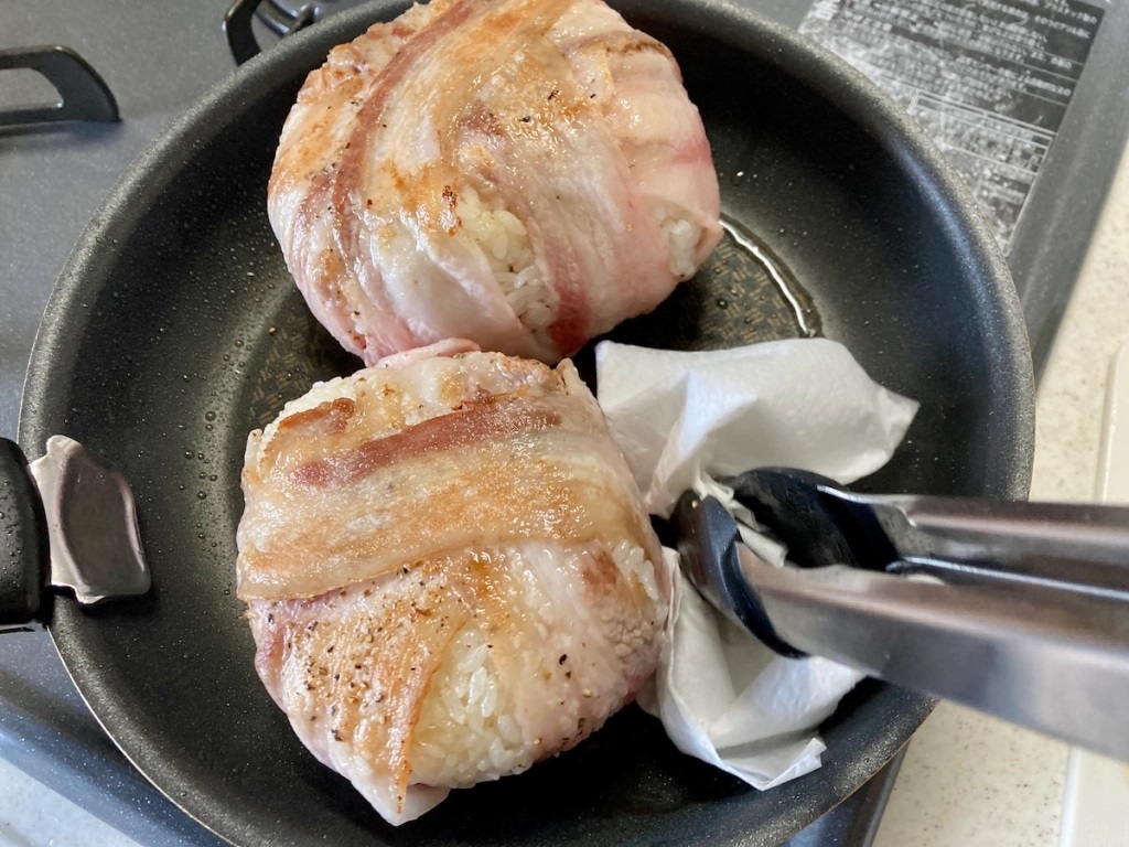 Camp eats: We try making an “Italian-style” meat-wrapped onigiri for a ...