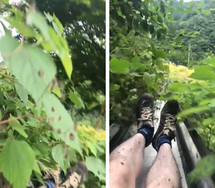 A trip down one of Japan’s most terrifying park slides【Video ...