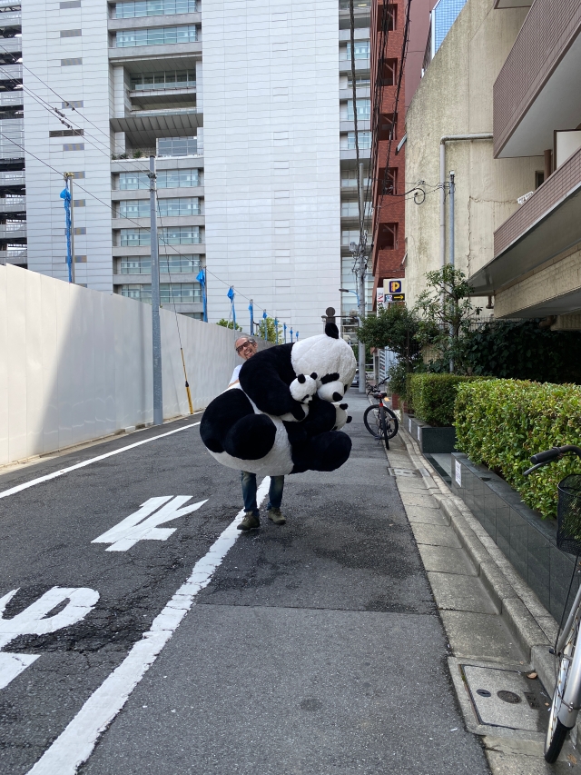 That time our boss almost killed Mr. Sato with a ginormous, unBEARable ...