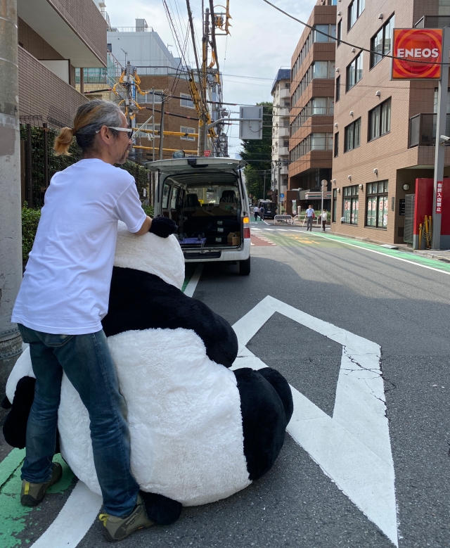 That time our boss almost killed Mr. Sato with a ginormous, unBEARable ...