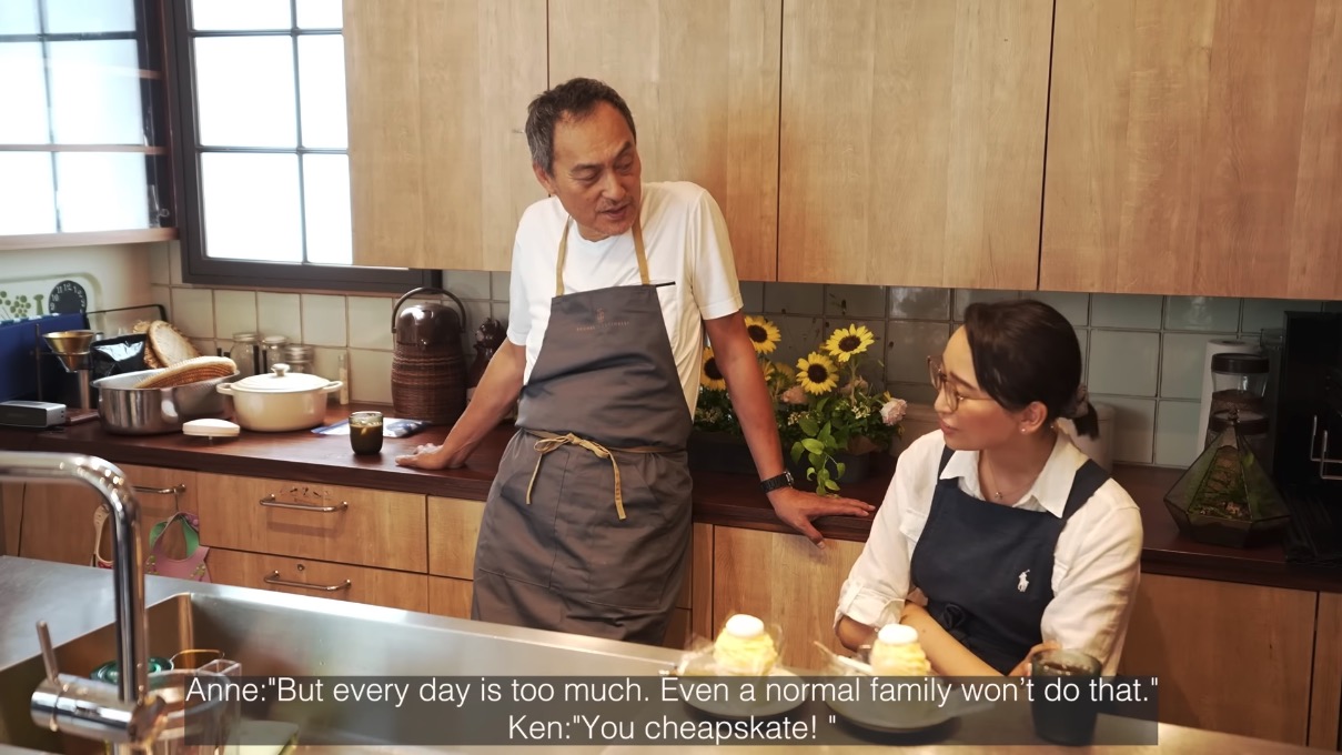 Last Samurai star Ken Watanabe cooks with daughter Anne in viral ...