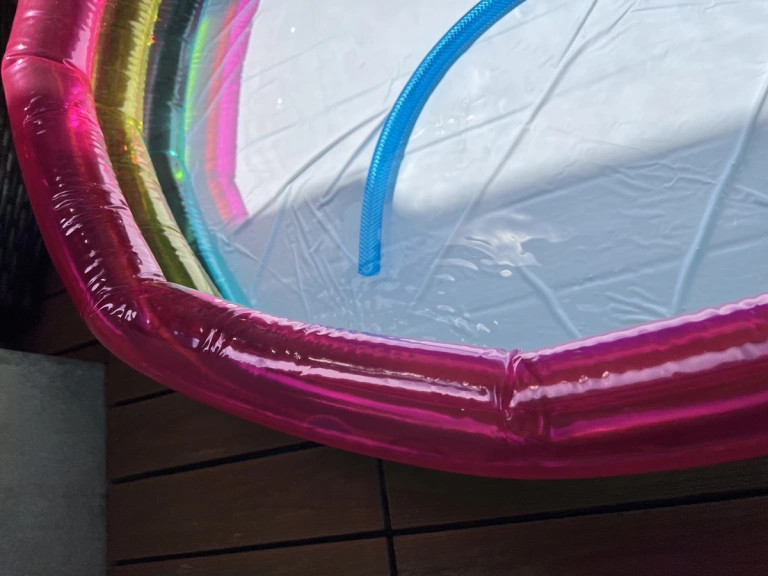 Our reporter buys a tiny kiddie pool from Daiso, has entirely too much ...