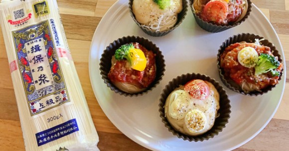 A whole new way to eat somen noodles: Homemade somen canapés ...