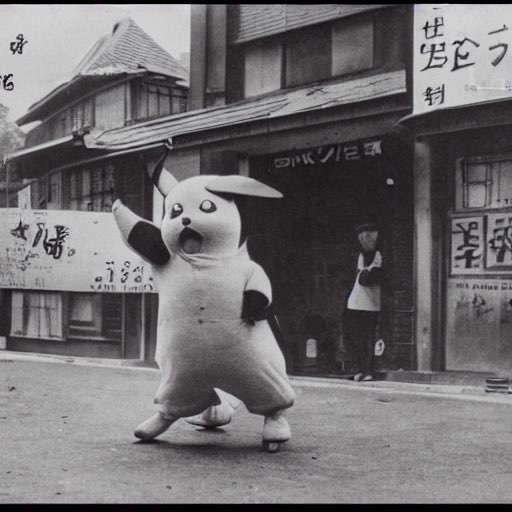 Pikachu in 1920s Tokyo images use A.I. to toss the Pokémon mascot 100 ...