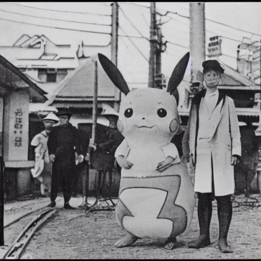 Pikachu in 1920s Tokyo images use A.I. to toss the Pokémon mascot 100 ...