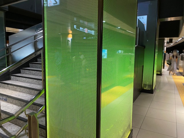 The cool secret hidden in Tokyo Metro pillars at Ginza station ...