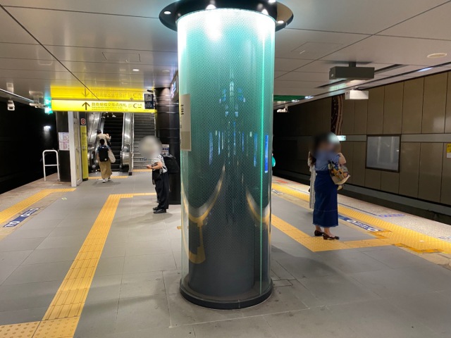 The cool secret hidden in Tokyo Metro pillars at Ginza station ...