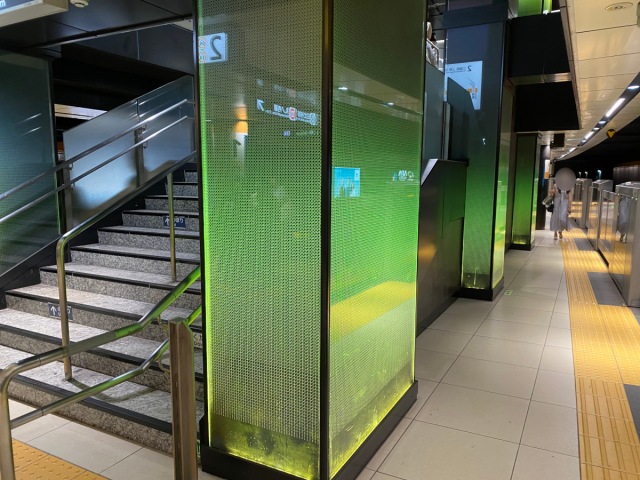 The cool secret hidden in Tokyo Metro pillars at Ginza station ...