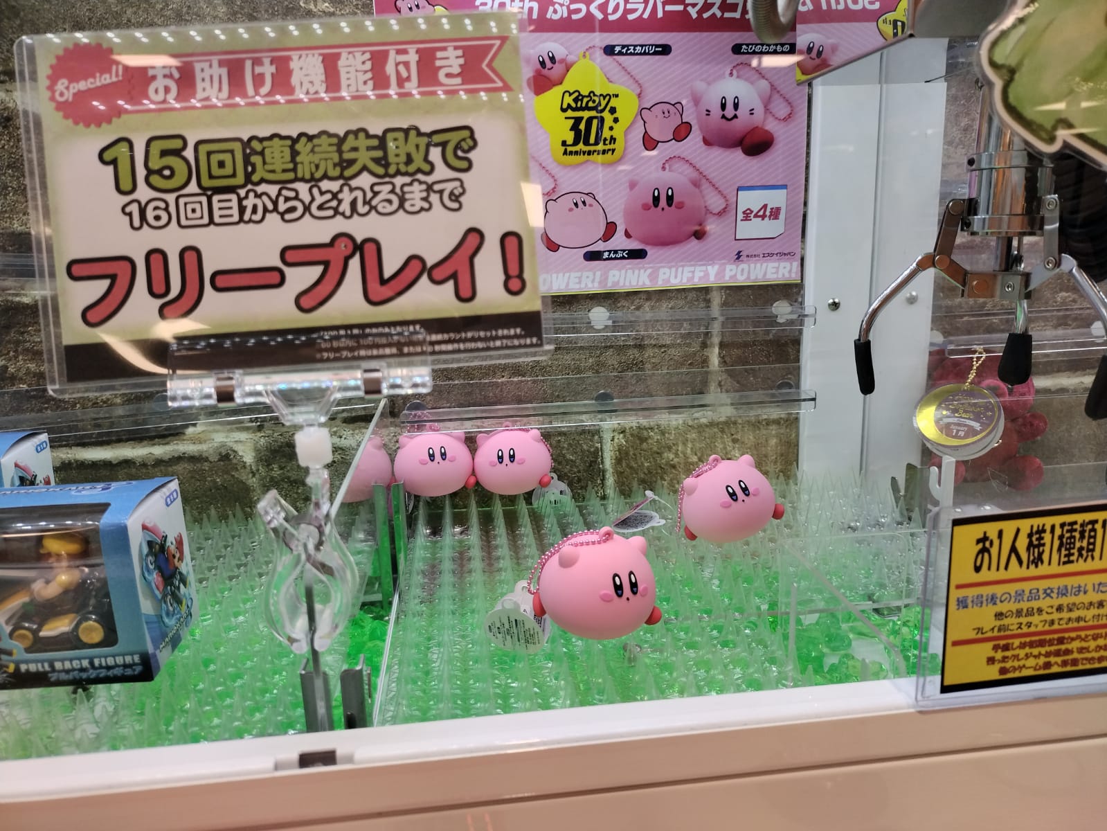 Japanese arcade has special UFO catcher/crane games that guarantee you ...