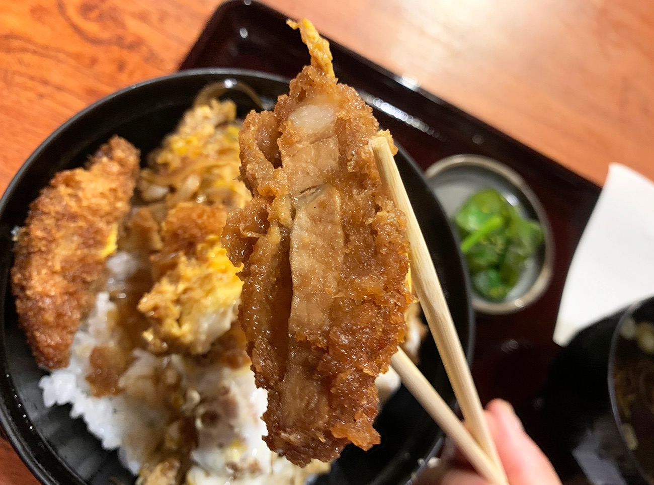 Eating Japanese katsudon once served in police interrogation rooms ...