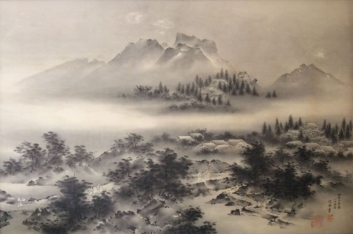 Mt. Fuji looks more like a suibokuga painting than real life in this ...