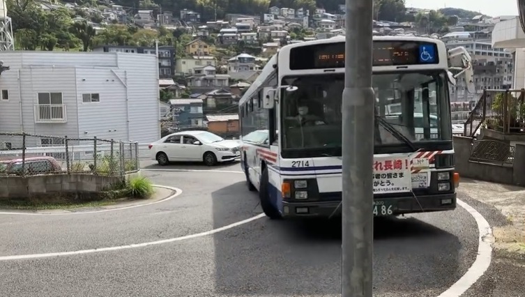 It’s pretty amazing buses in this Japanese town don’t crash into this ...