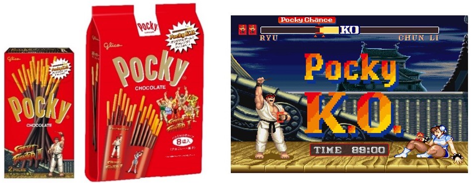 Pocky x Street Fighter II collaboration comes with a special game for a ...