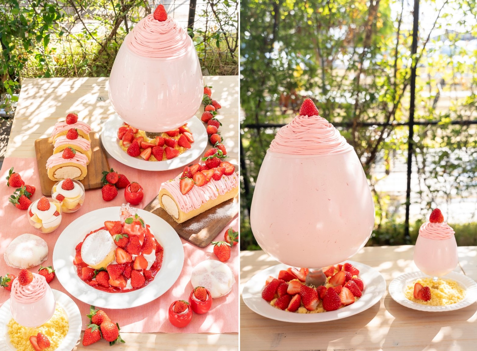 Crazy towering parfaits of cafe Strawberry live up to the restaurant’s ...