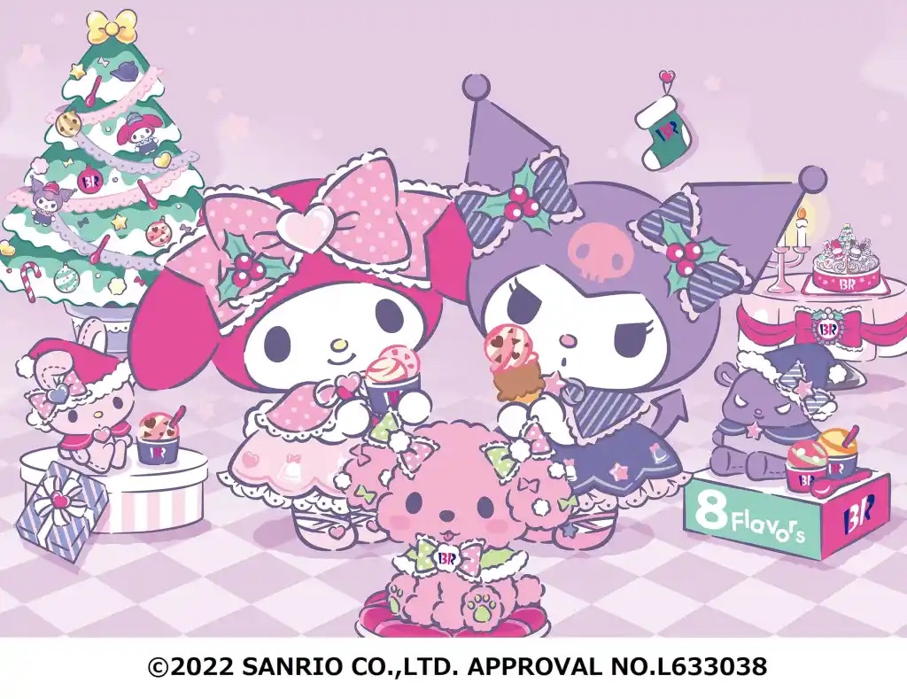 Sanrio characters take over Baskin Robbins Japan for My Melody and ...