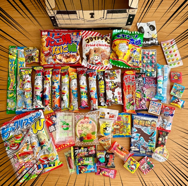 Japanese sweets box from Amazon Japan is a treasure trove of dagashi ...